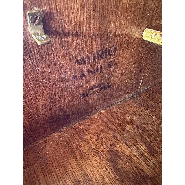 E. Murio Manila Refinished Chippendale Rattan Slant Top Desk, Aesthetic ...