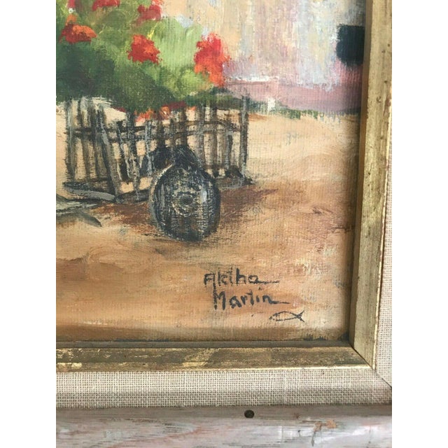 1940's Oil Painting "Mexican Street Scene" Oil Painting by Aletha ...