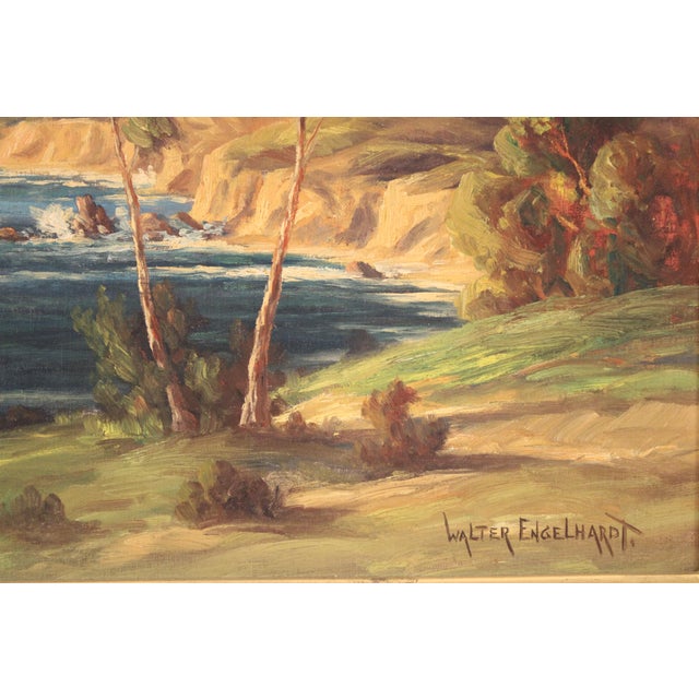 California Coastal Painting by Walter Englehart (1893-1956) | Chairish
