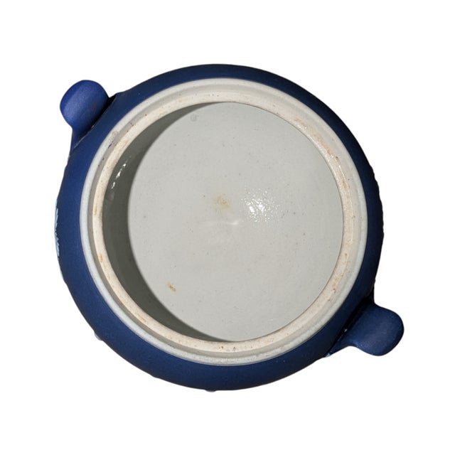 Late 19th Century Wedgwood Jasperware Sugar Box | Chairish