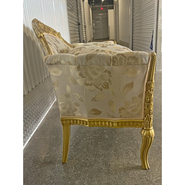 Early 20th Century Period French Art Deco Loveseat | Chairish