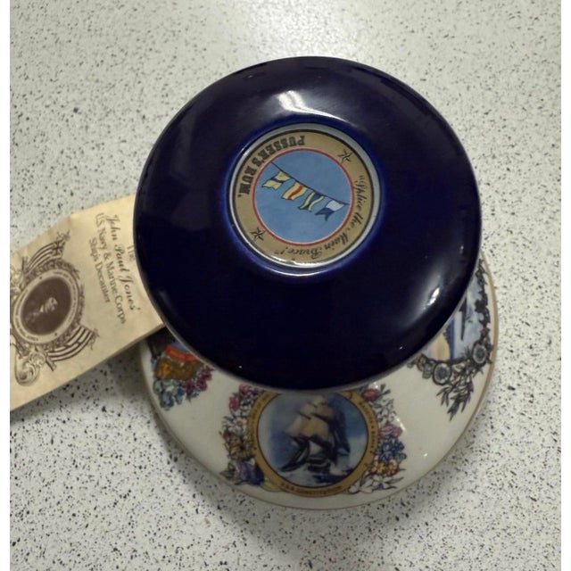 1920s Staffordshire the John Paul Jones Us Marine Ships Decanter ...