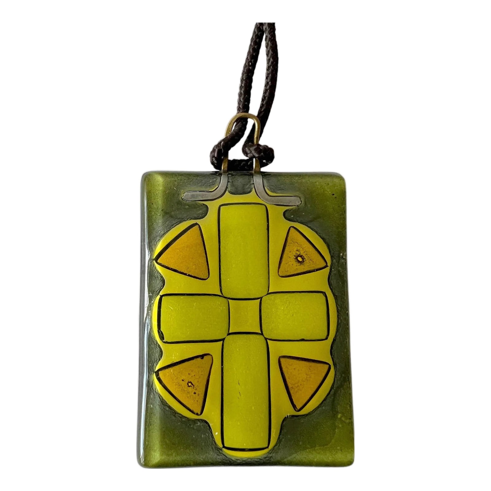 Vintage Frances Michael Higgins American Modernist Glass Pendant ...