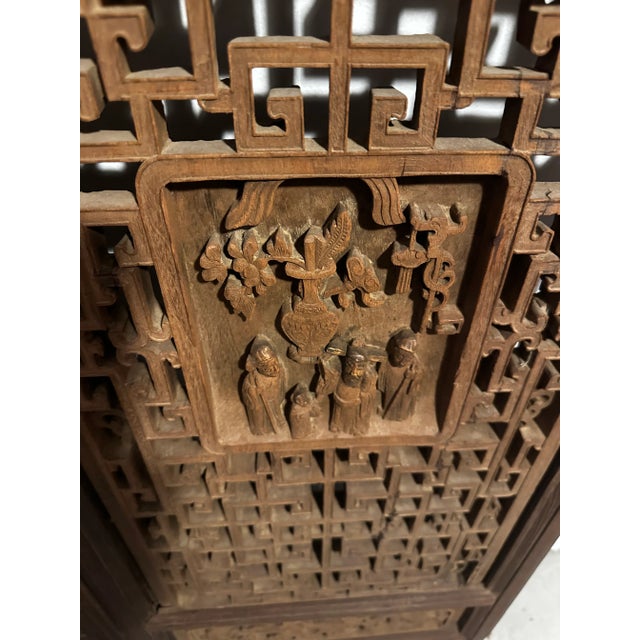Late 19th Century Chinese Wedding Doors Shutters - Set of 2 | Chairish