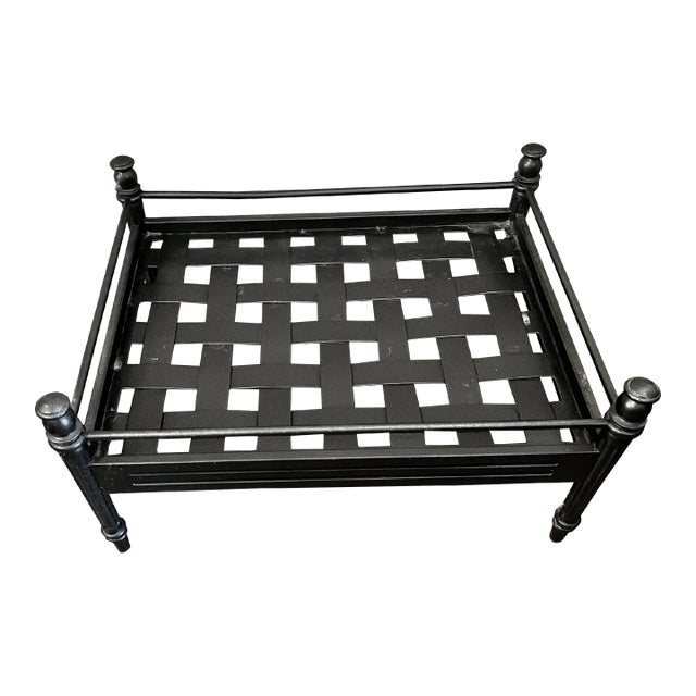 Giati Castillo Metal Ottoman | Chairish