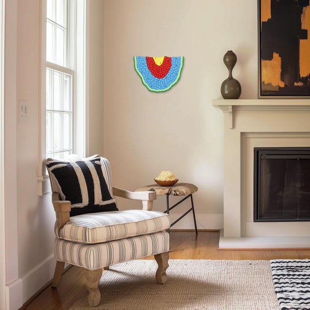 Rainbow Wedge - Pop Art Fruit 3-D Sculptural Food Painting on Wood Form ...