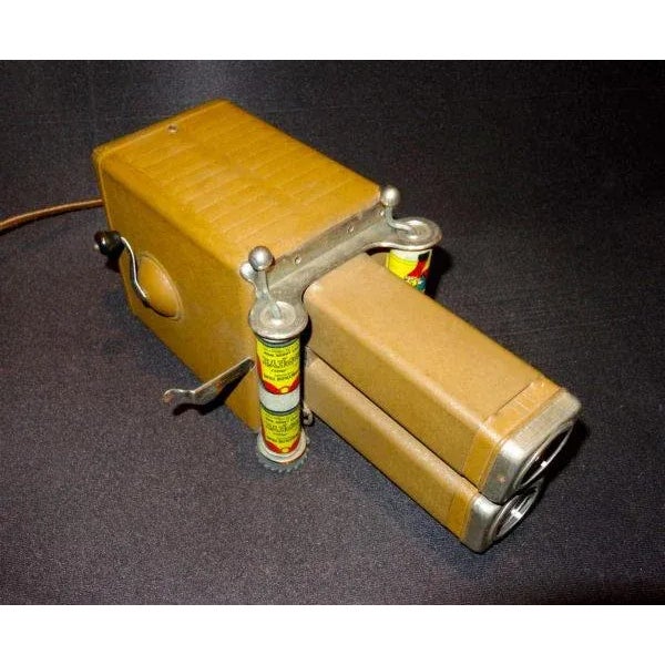 1930s Uncle Sam’s Hand Crank Movie Film Strip Projector With Vintage ...