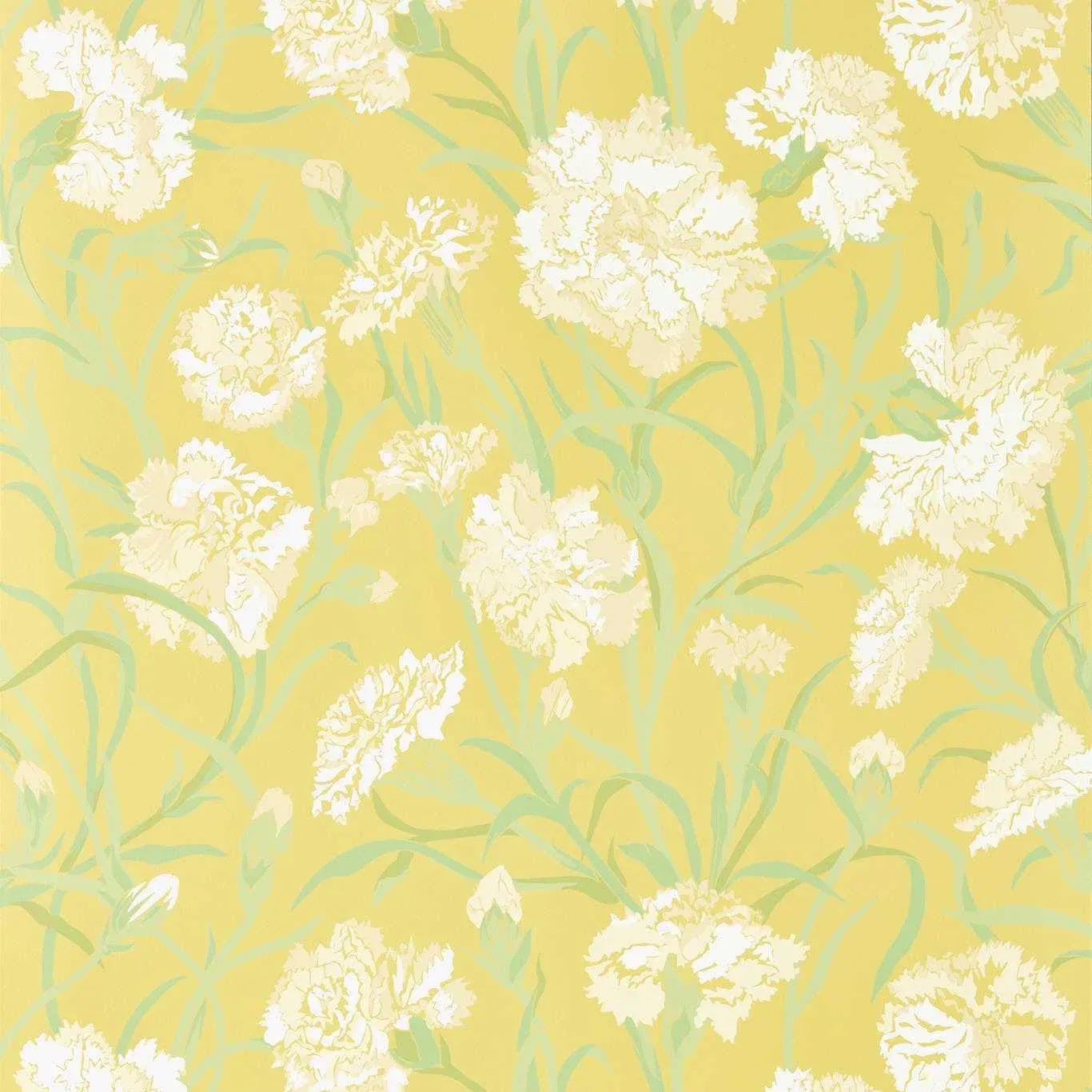 Harlequin Fleur de Joie Wallpaper in Chalk/Clover/Honey - a Sample ...