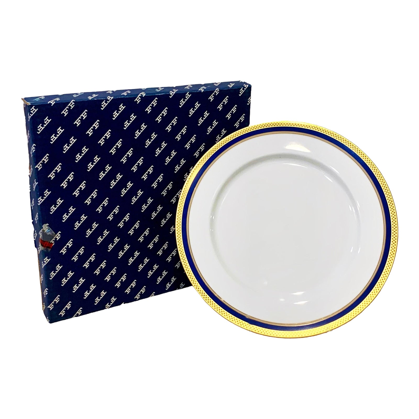 Fitz and Floyd Dinner Plate From the Hanover Collection | Chairish