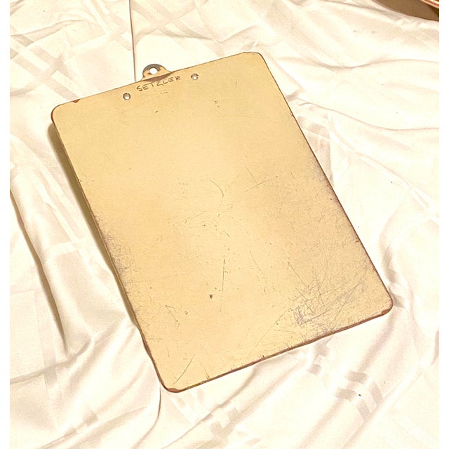 1930s Hand-Decorated Clipboard | Chairish