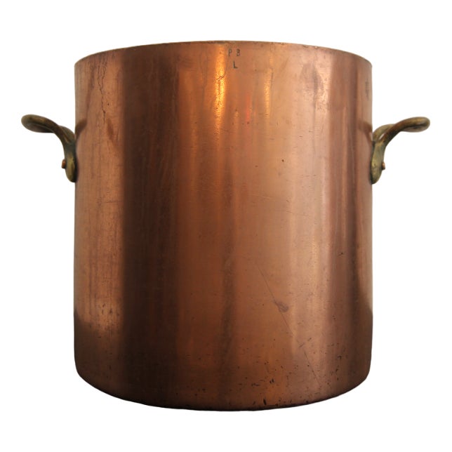 Large Early 20th Century Copper Pot, 1890s | Chairish