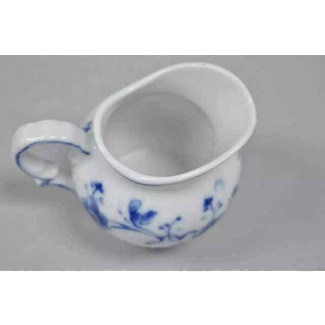 Circa 1900s Victoria Blue 7050 Porcelain Mini Creamer by Sigma | Chairish