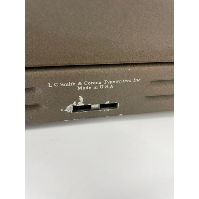 Smith-Corona Sterling Typewriter With Case | Chairish