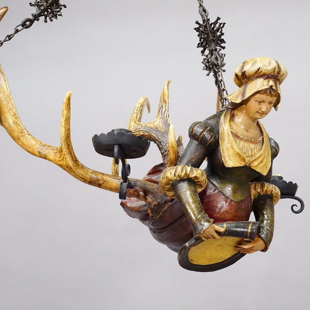 Antique Lusterweibchen of a Medieval Noble Lady Ca. 1880s | Chairish