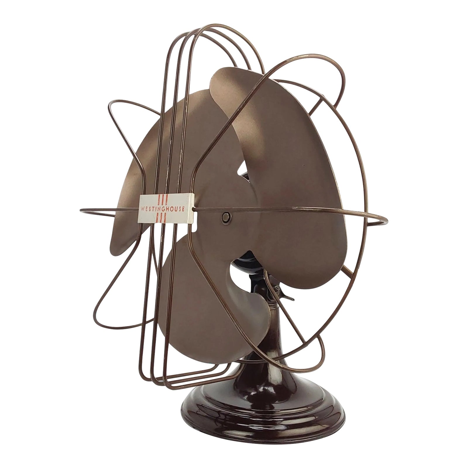 Original 1935 Westinghouse Stationary Bakelite Desk Fan | Chairish