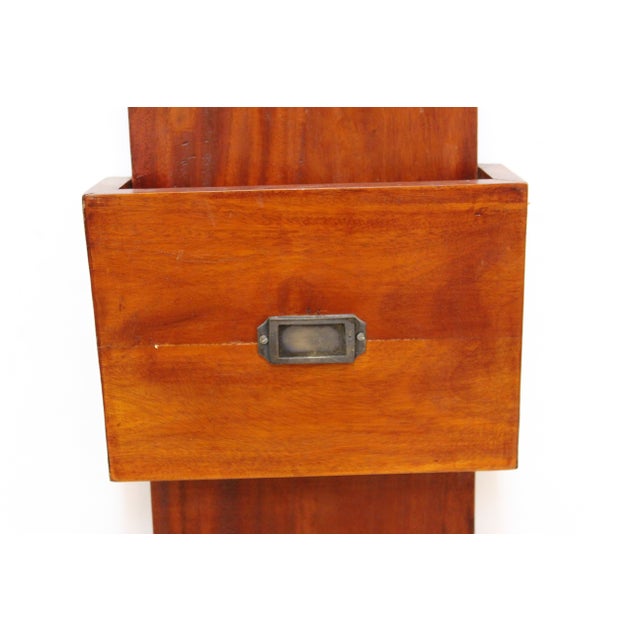 Mid-Century Modern Wall Document Holder | Chairish