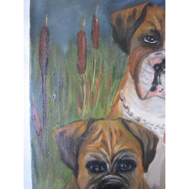 Portrait Two Boxers, Signed | Chairish