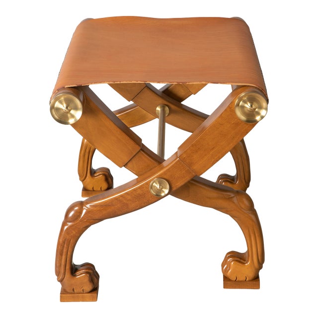 Folding Stool-Ancient Greek (Difros Okladias) | Chairish