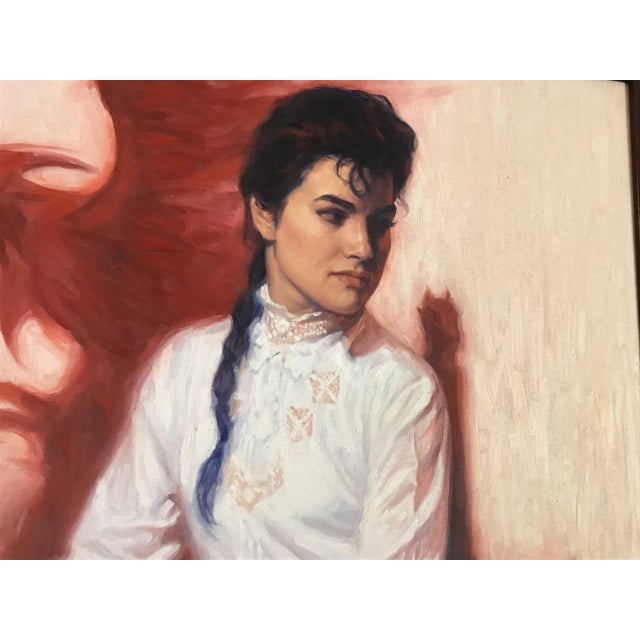 Large Richard a Williams Oil Painting-34 by 56 Inches | Chairish
