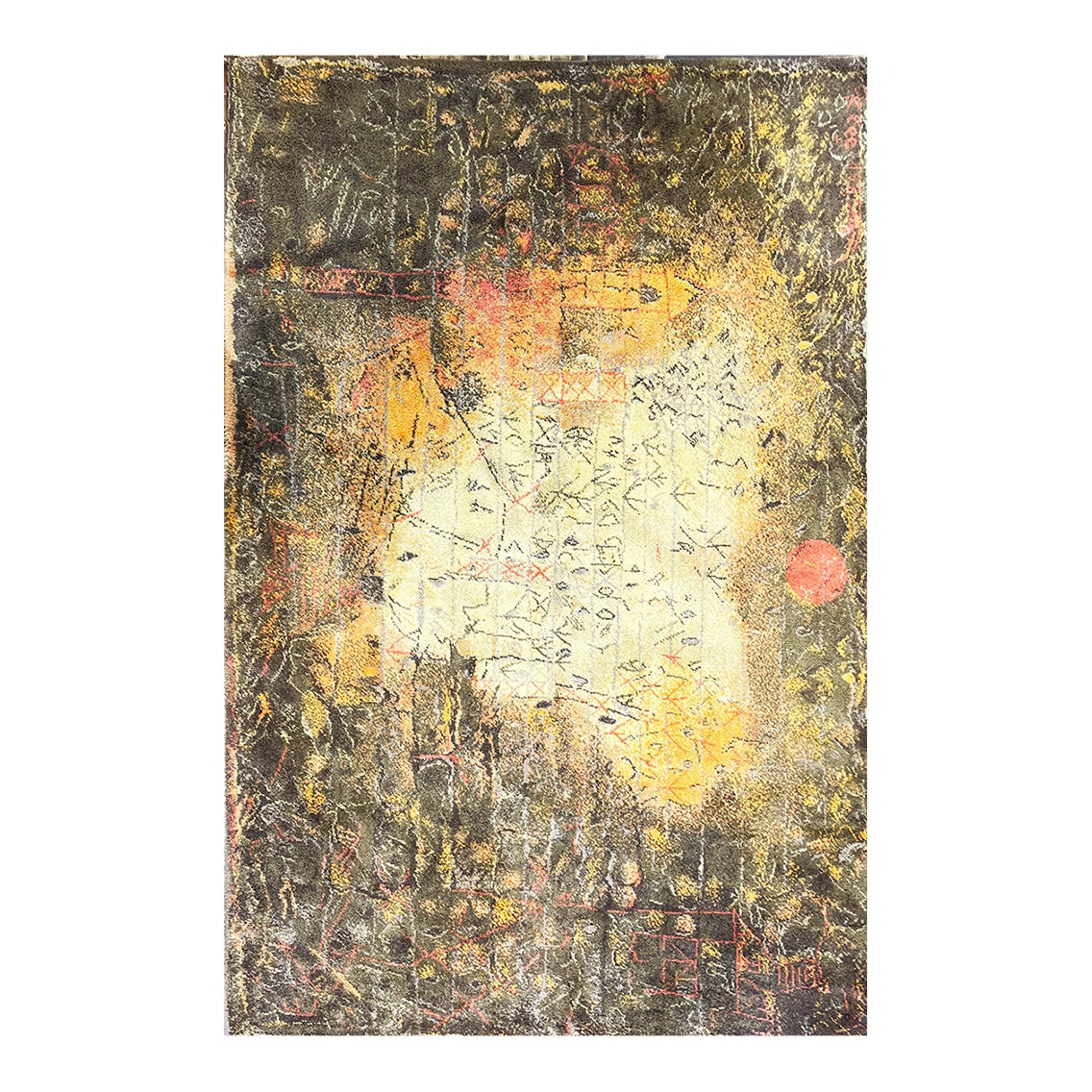 Rya Rug Vintage 1925's Scandinavian/Danish Shag Rug | Chairish