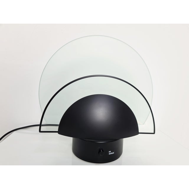 Postmodern Black Table Lamp by Leonardo Marelli for Estiluz, 1980s ...