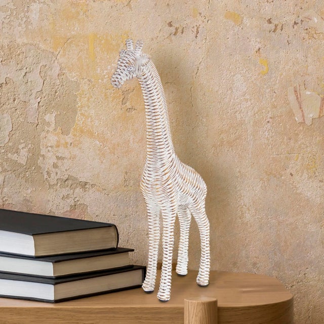 African Giraffe Resin Sculpture | Chairish