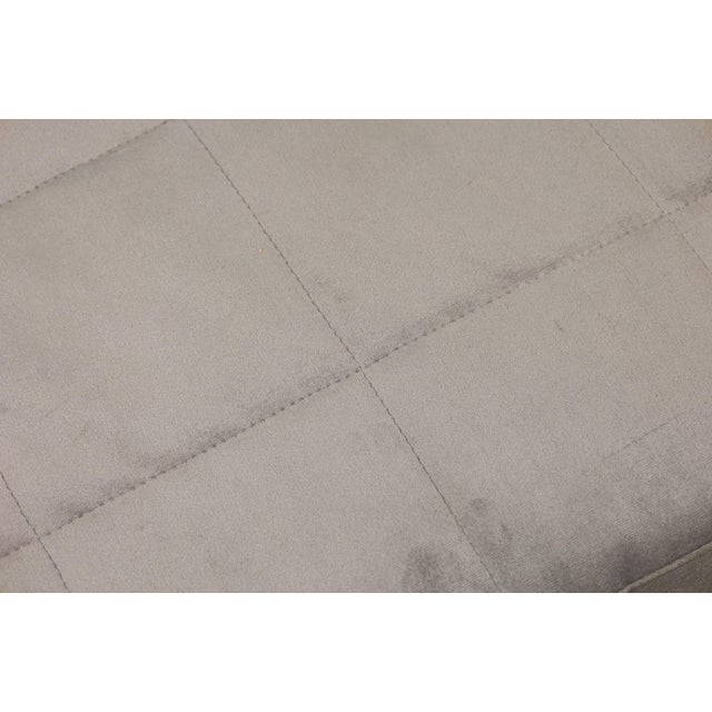 Mid-Century American Parchment Covered Upholstered Benches (Manner of ...