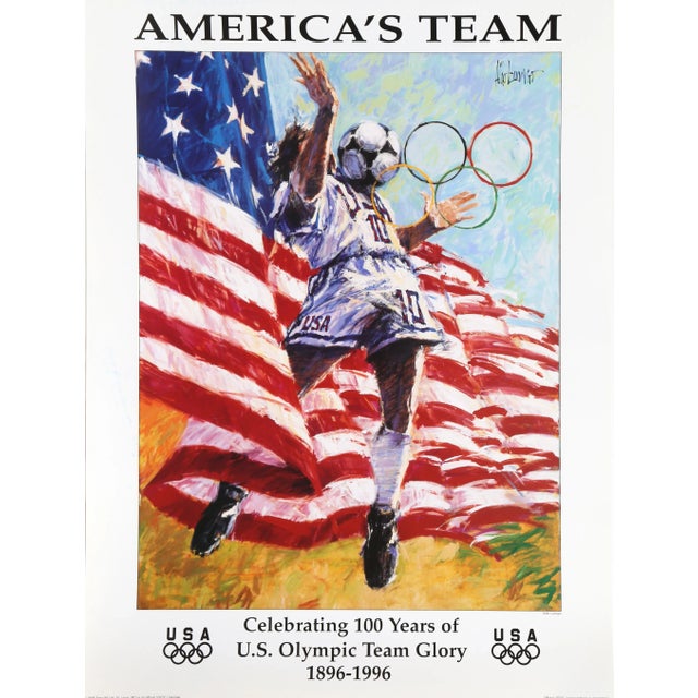 America's Team Olympics (Soccer), Aldo Luongo Poster | Chairish