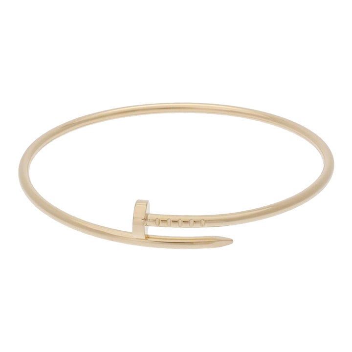 Cartier Just Ankle Sm #18 Unisex K18 Yellow Gold Bracelet | Chairish