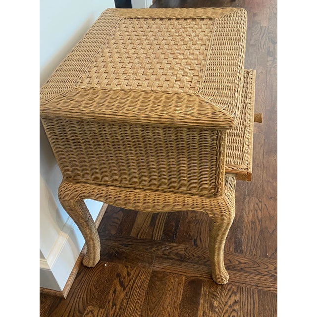 Late 20th Century Vintage Palm Beach Style Nightstand | Chairish