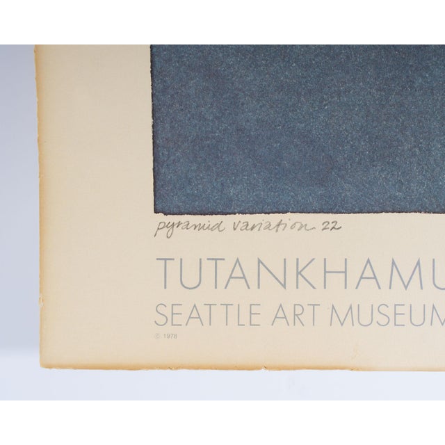 1978 “Pyramid Variation 22” Tutankhamun Exhibition Poster by Mark ...