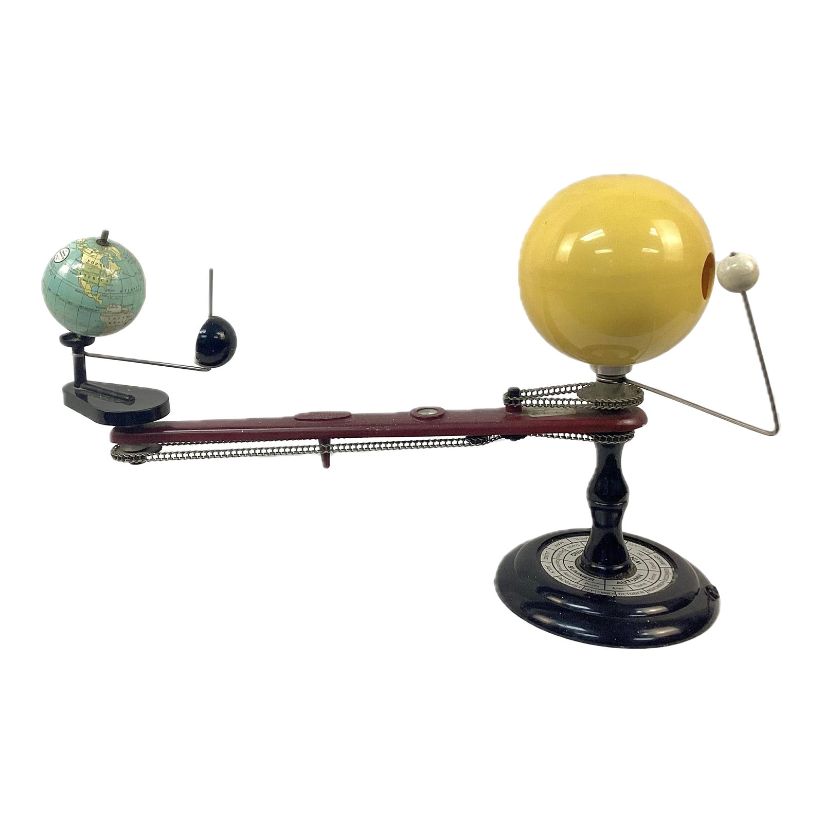 Vintage Trippensee Planetarium With Light Up Sun Globe | Chairish