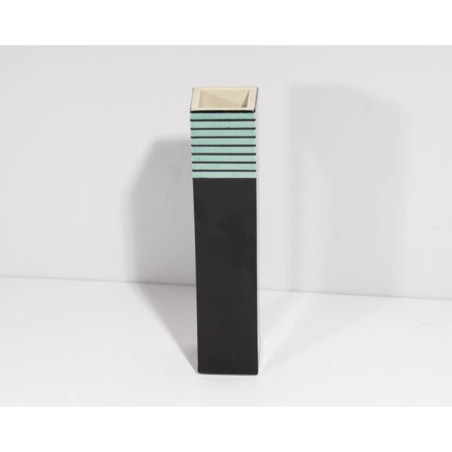 1992 Postmodern Ceramic Vase Signed by Michael Duvall | Chairish