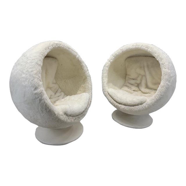 Modern Atomic Space Age Style Orbit Swivel Pod Lounge Chairs by Rh Teen ...