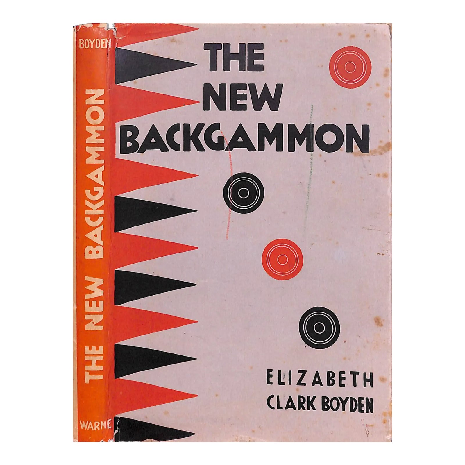 "The New Backgammon" 1930 by Boyden, Elizabeth Clark Book | Chairish
