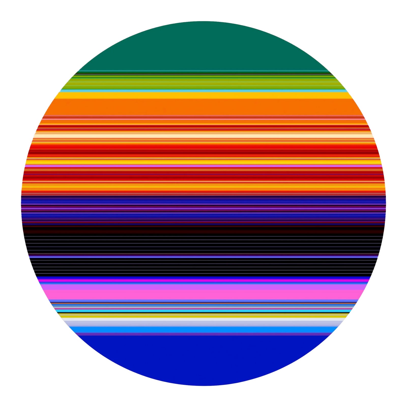 Contemporary Abstract Chromogenic Metallic Print Diasec Face-Mounted 4 ...