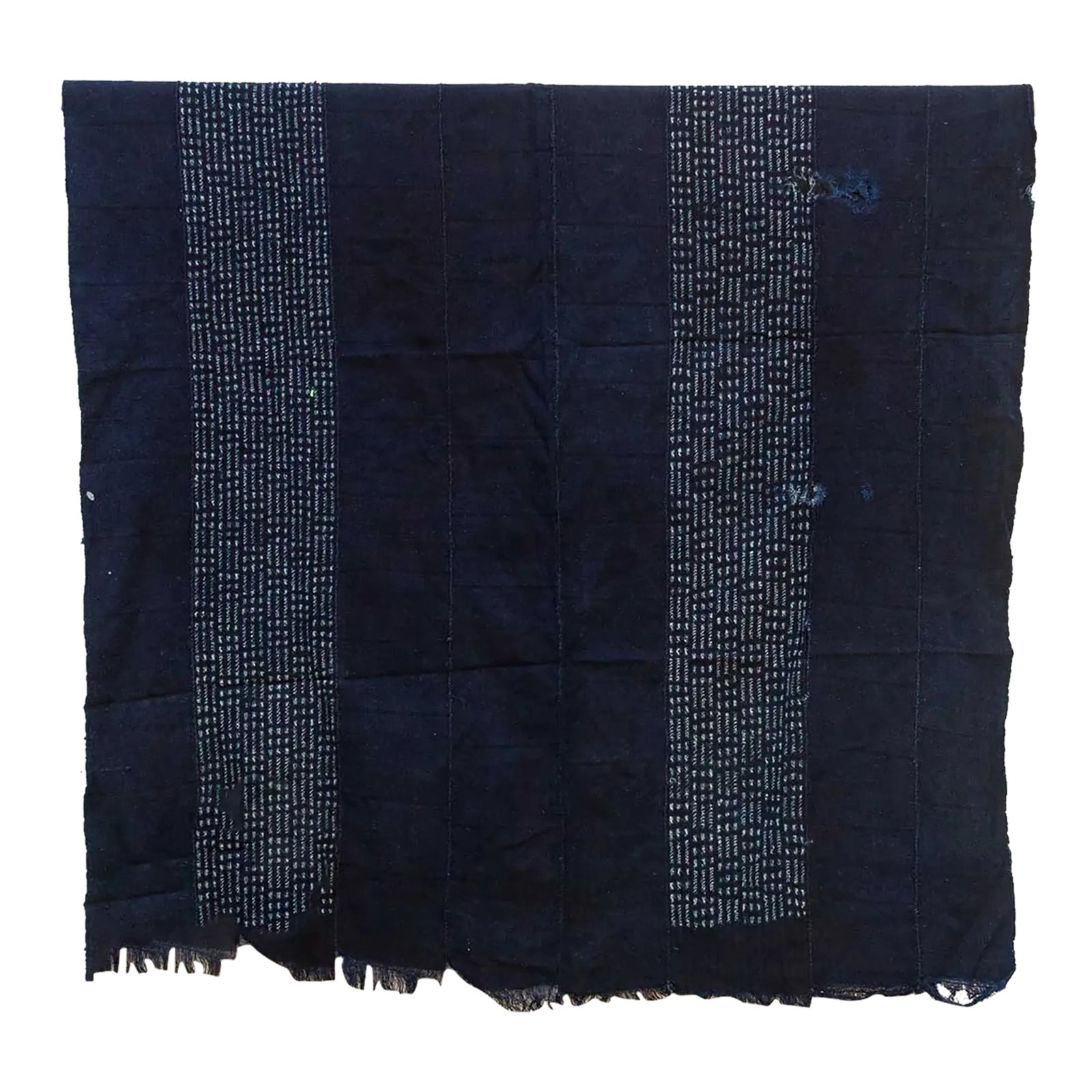 Master Weaver Vintage Mud Cloth | Chairish