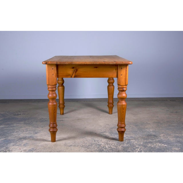 English Country Style Pine Dining Table | Chairish