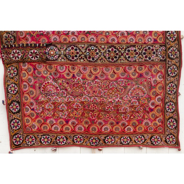 Vintage Ceremonial Indian Sindhi Tapestry | Chairish
