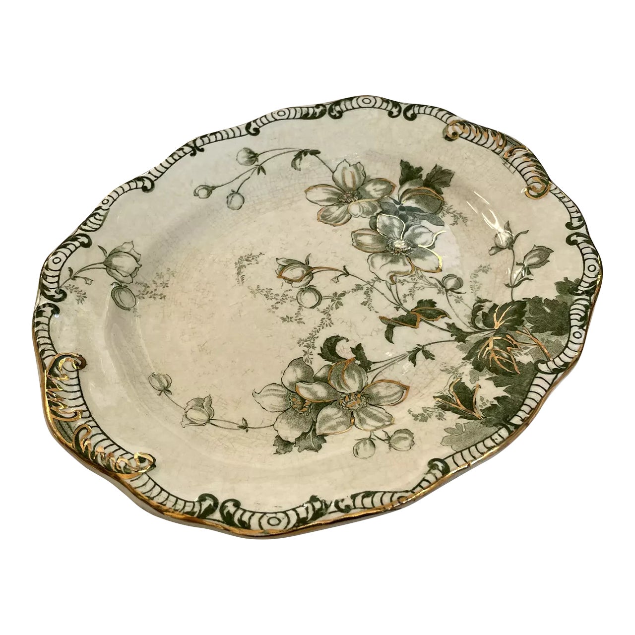 Early 20th Century Sutton Decorative Plate | Chairish