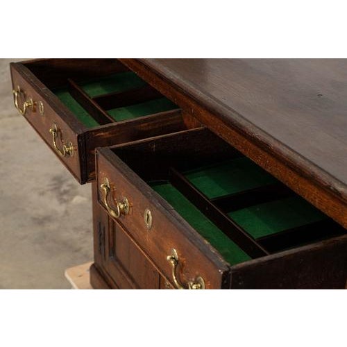 George III English Oak Dresser Base, 1790s | Chairish