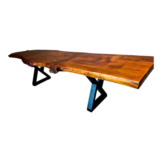 Live Edge Modern Coffee Table | Chairish