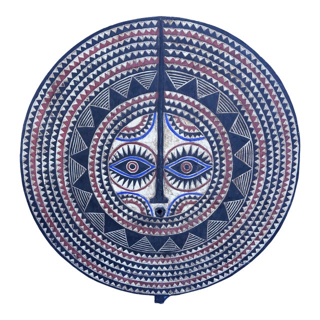 Large African Bobo/Bwa Tribal Dance Mask 48" H | Chairish