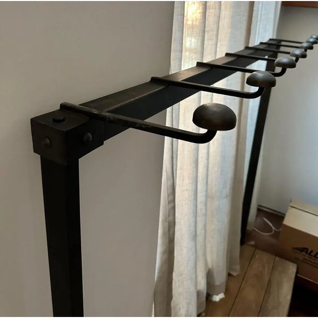 Restoration Hardware Entry Bench With Rack | Chairish