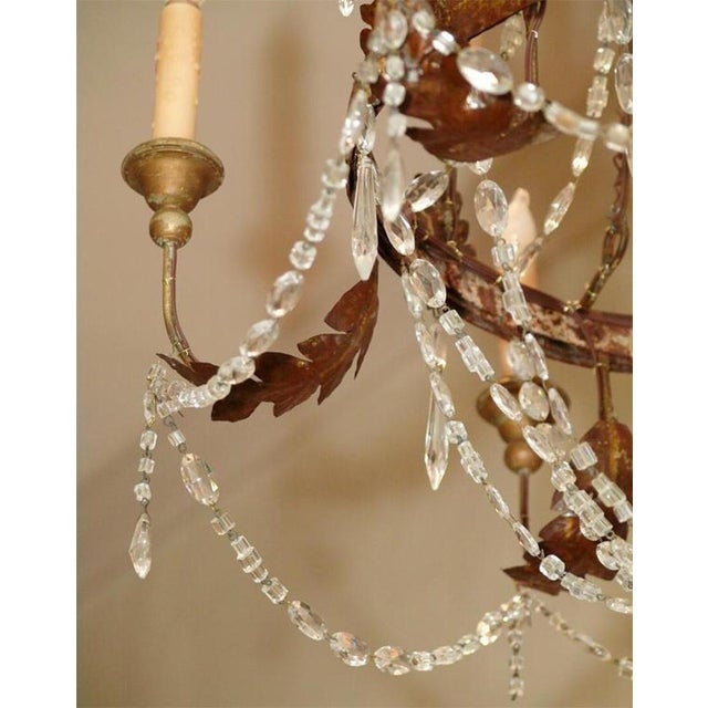 18th Century 12 Light Tole Chandelier From Lucca | Chairish