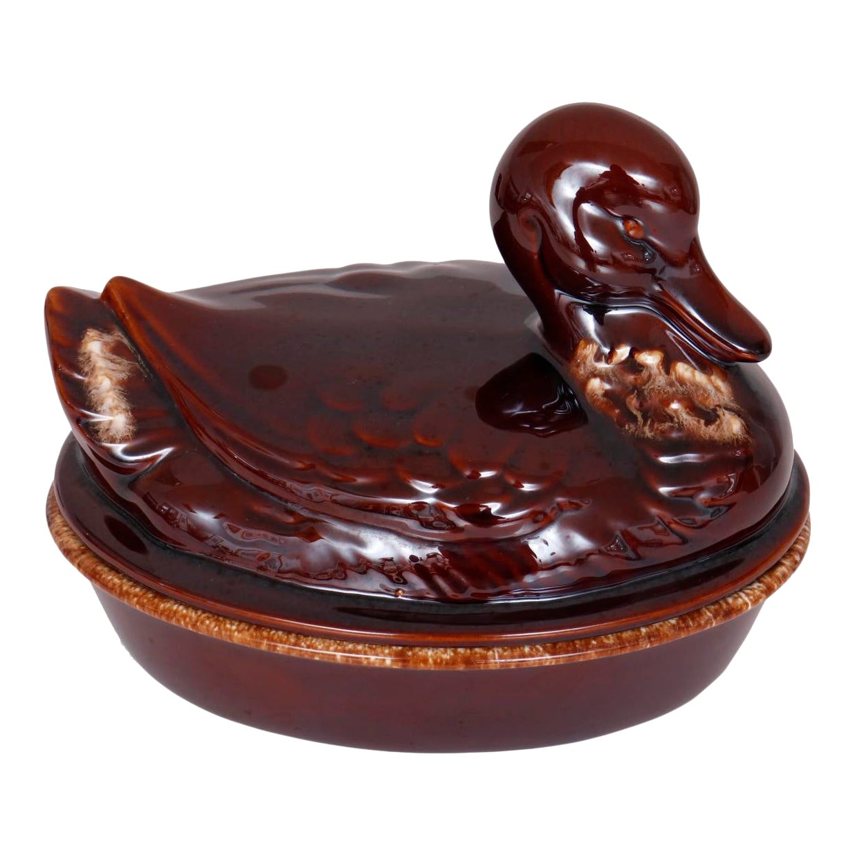 Hull Pottery Duck Shaped Serving Dish | Chairish