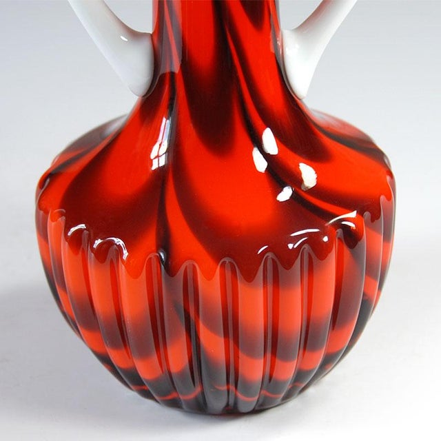 Vintage Opaline Florence Vase by Carlo Moretti, Italy, 1970s | Chairish