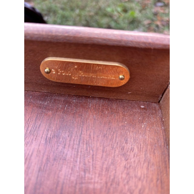 1990s Polo Ralph Lauren Large Mahogany Coffee Table With Carved Legs ...