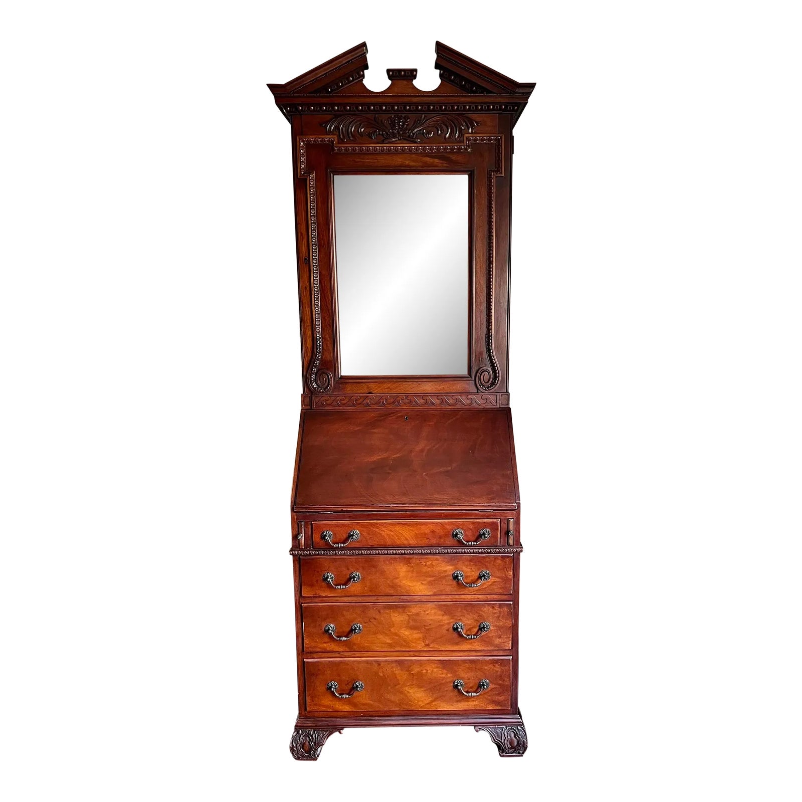 Late 20th Century Vintage Hatfield House Reproduction Georgian Style ...