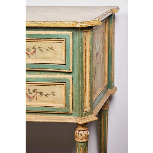 Canted Corner, Painted Venetian Commode | Chairish